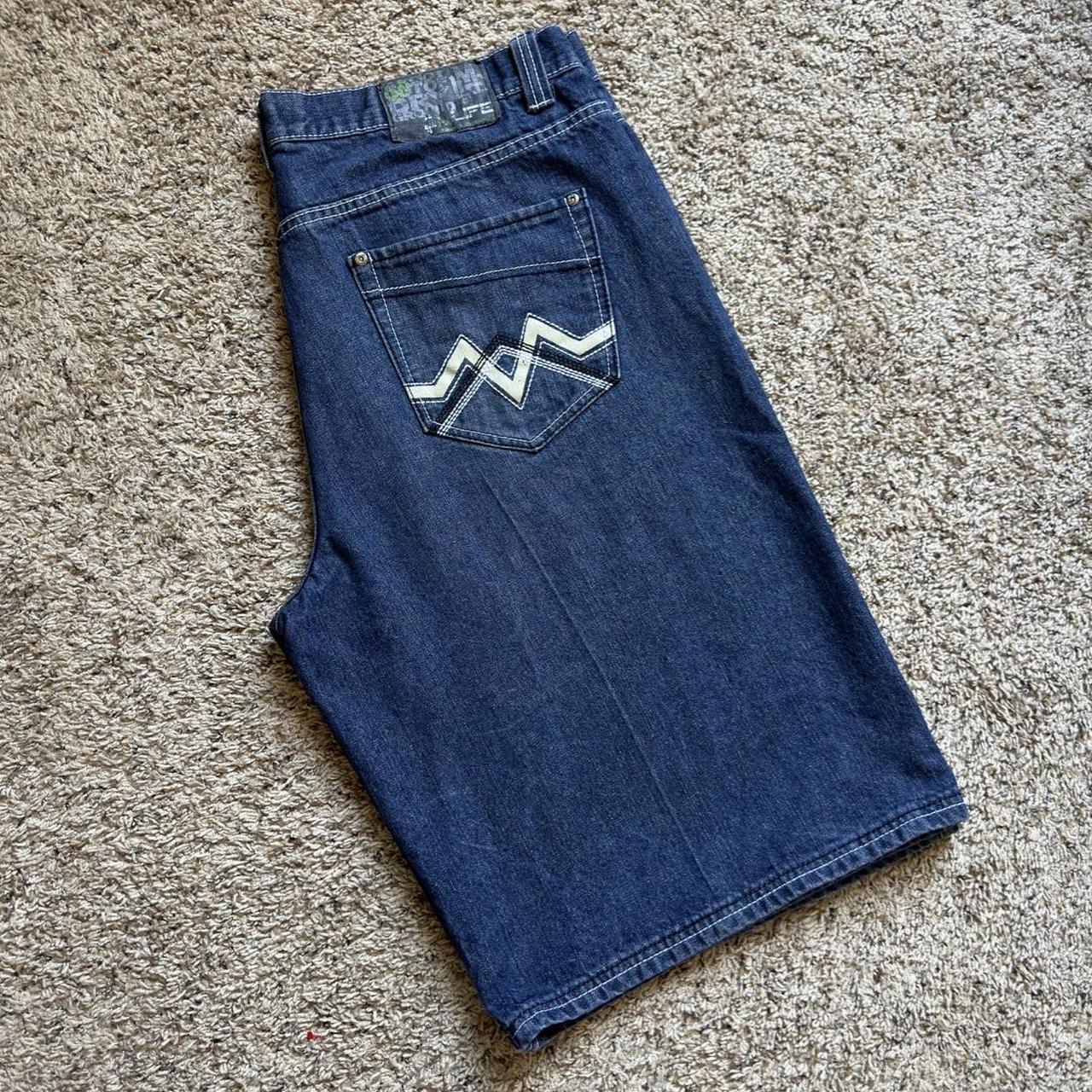 crazy baggy y2k M Life Jorts • fits a 40, 6ft for... - Depop