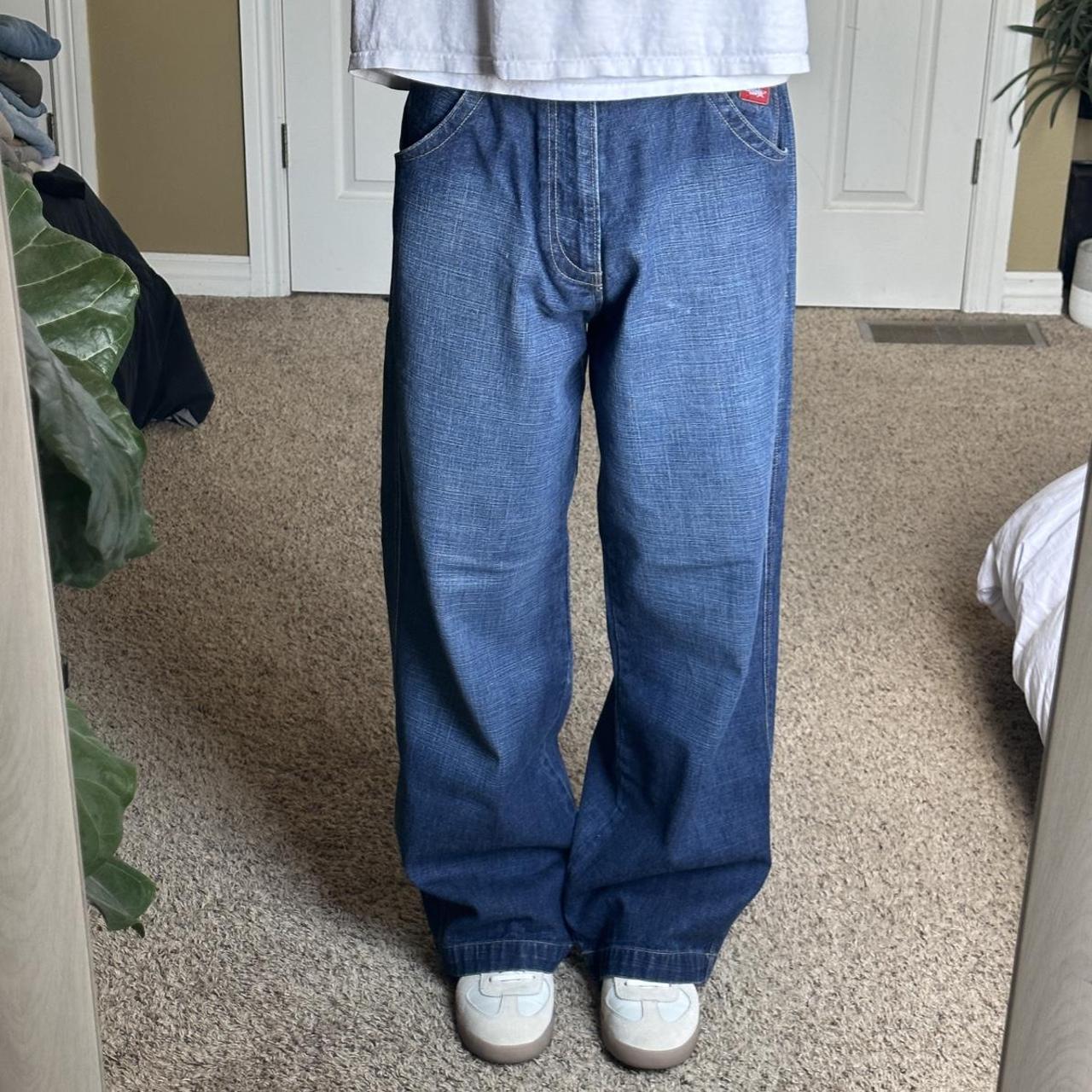 90’s JNCO crown jeans • fits a 30 waist, 6ft for... - Depop