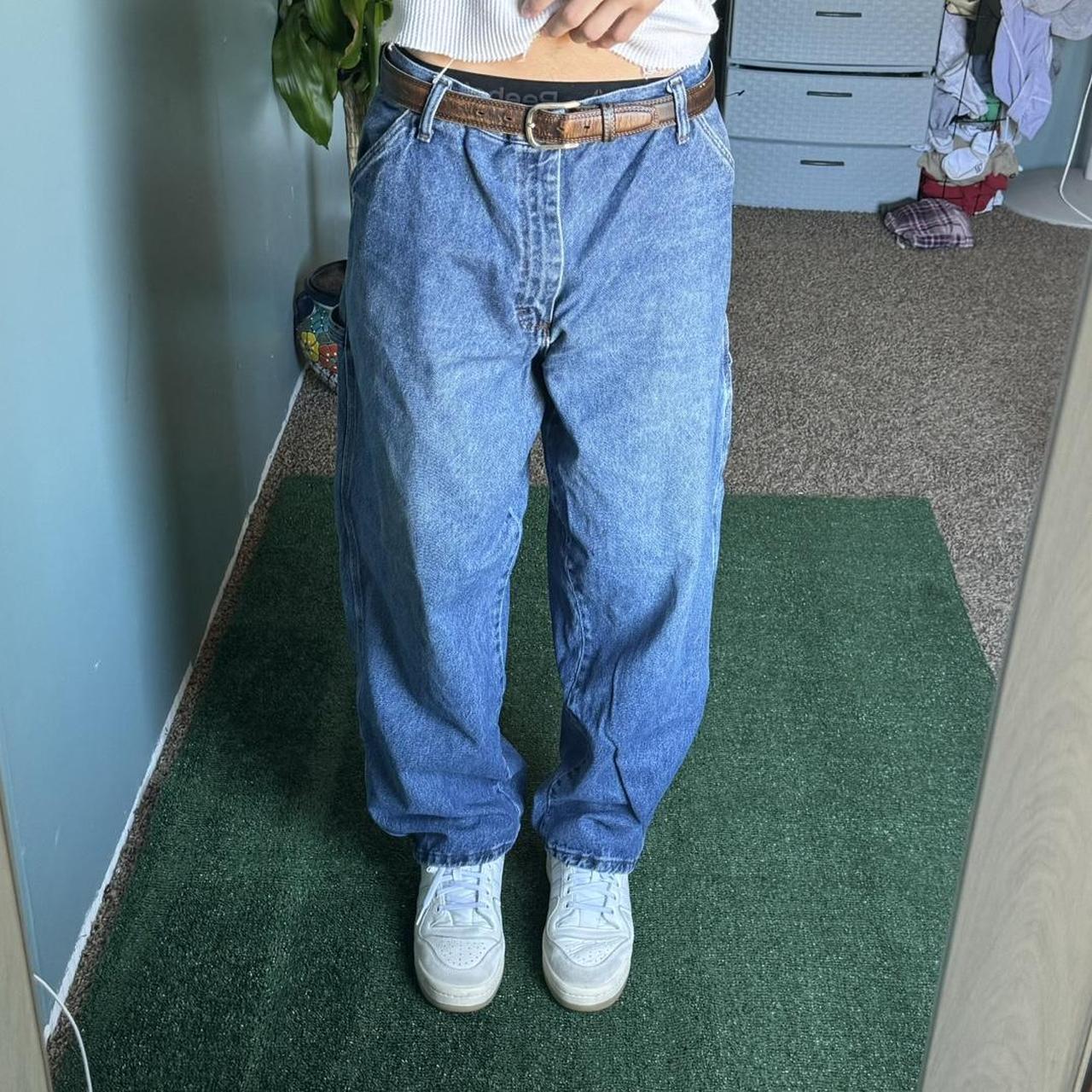 Vintage 90’s carpenter jeans • fits a 37 ish, 6ft... - Depop