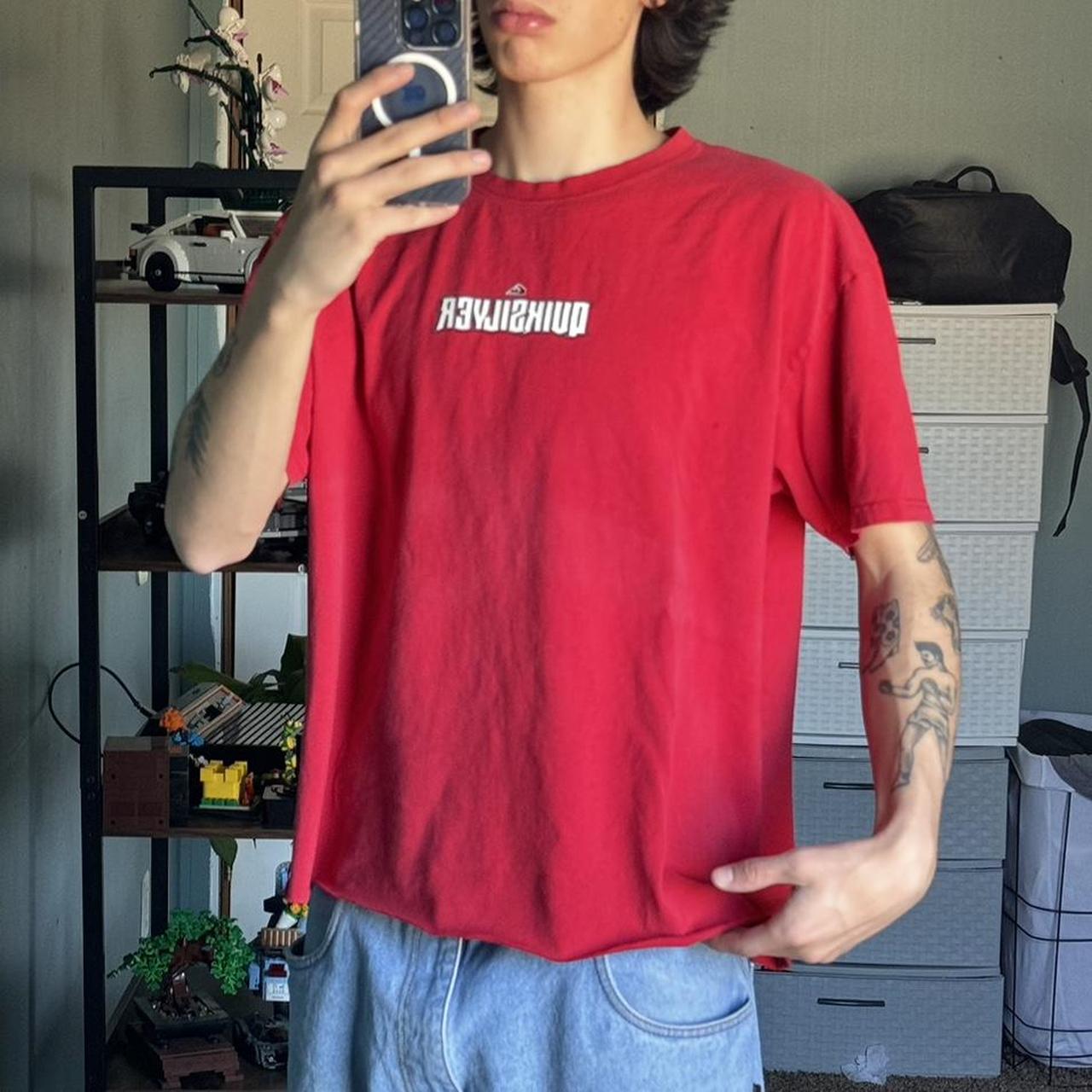 Y2k quicksilver shirt • xl, 6ft for reference •... - Depop