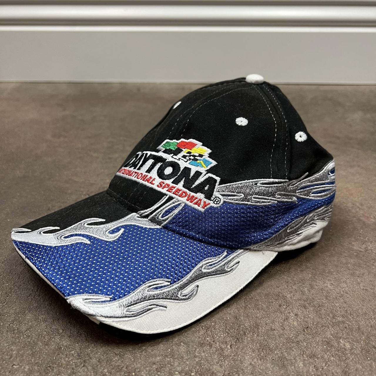 Daytona Speedway Flame Racing hat Sick vintage wrap... - Depop