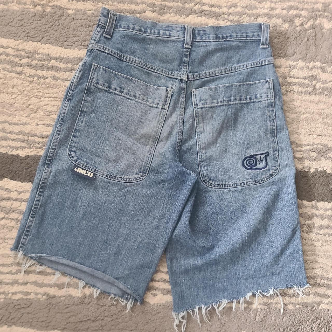 JNCO jorts, cropped twin cannons fit mad fat and go... - Depop