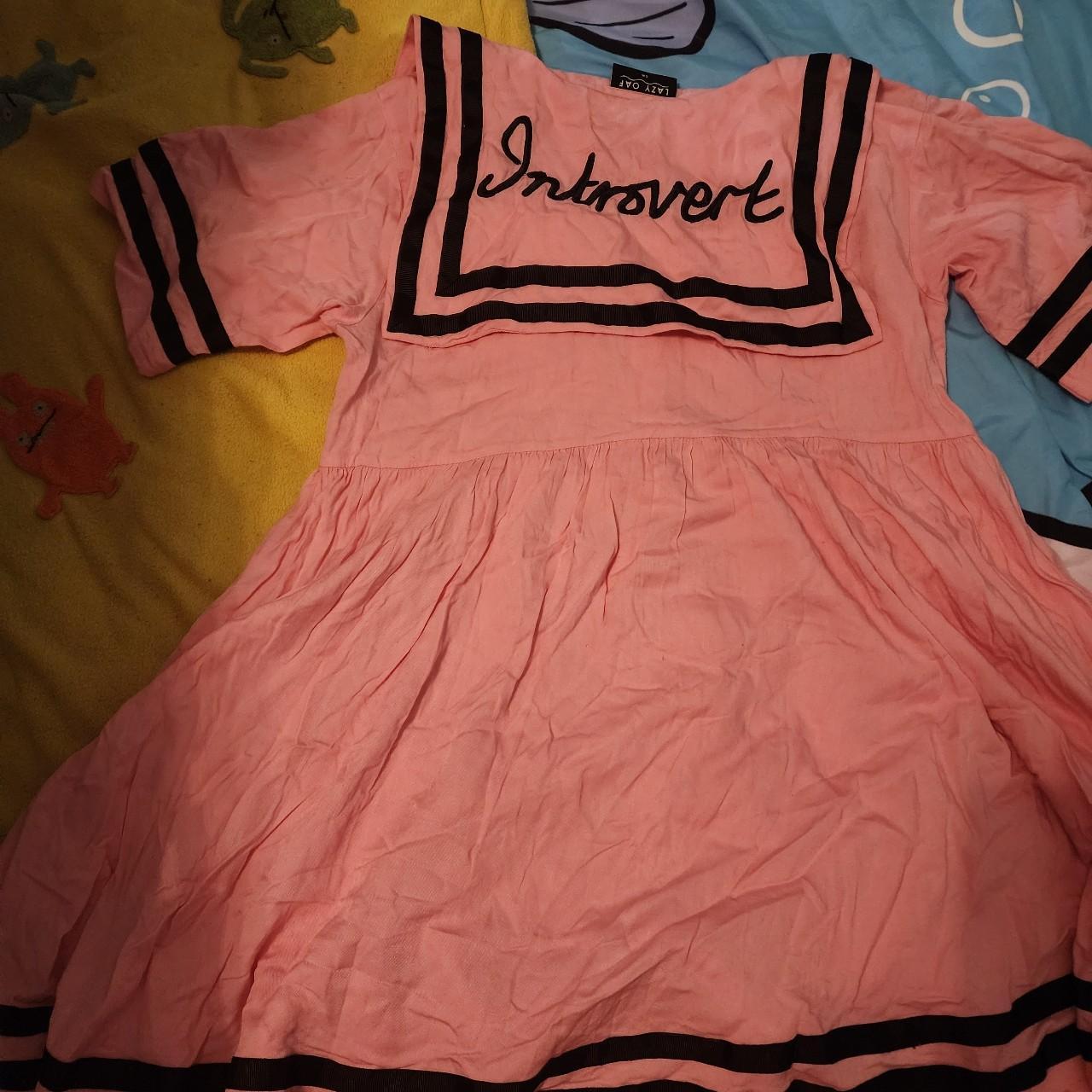 Lazy Oaf Introvert Dress - it's in excellent... - Depop
