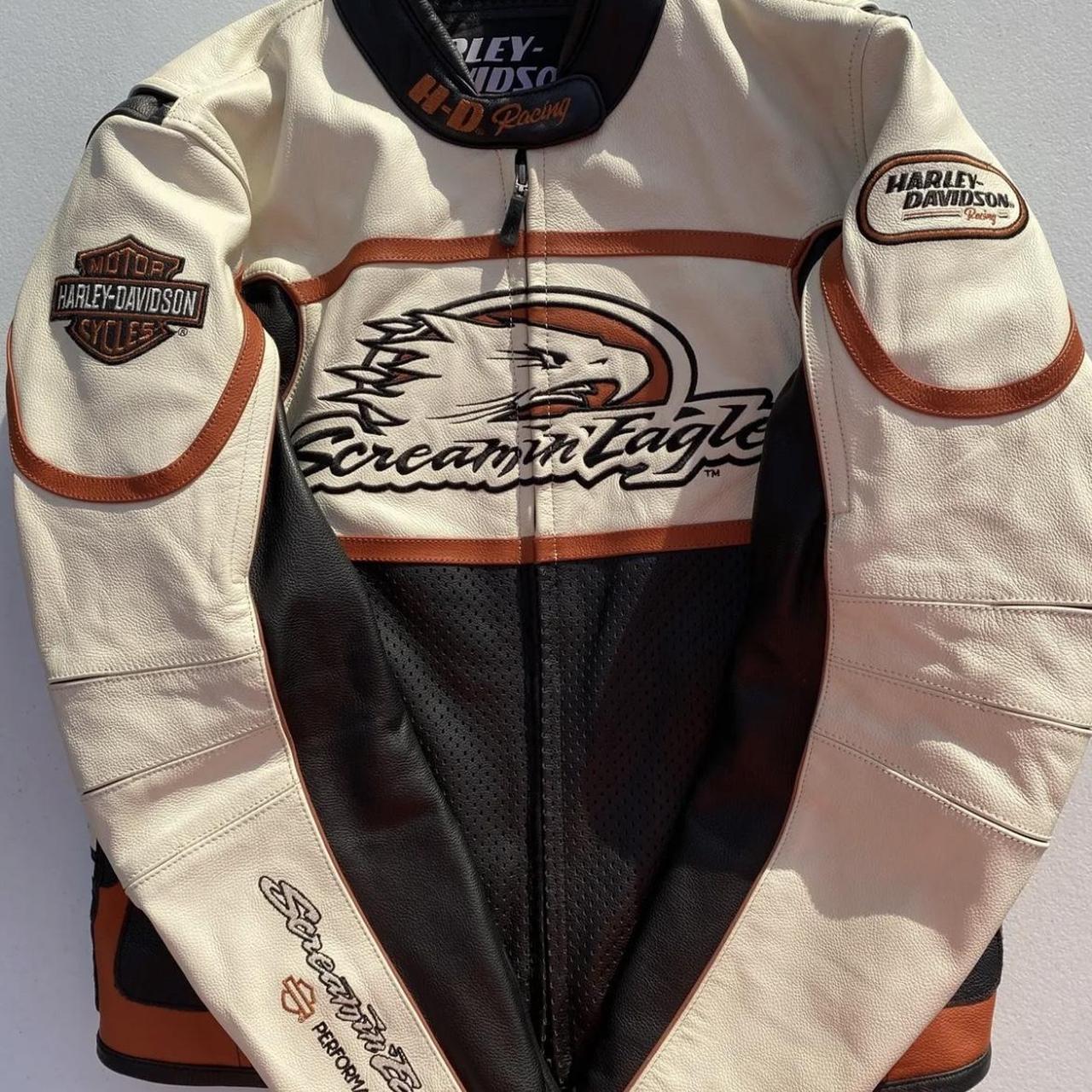 Harley Davidson original biker racing jacket 🏍... - Depop
