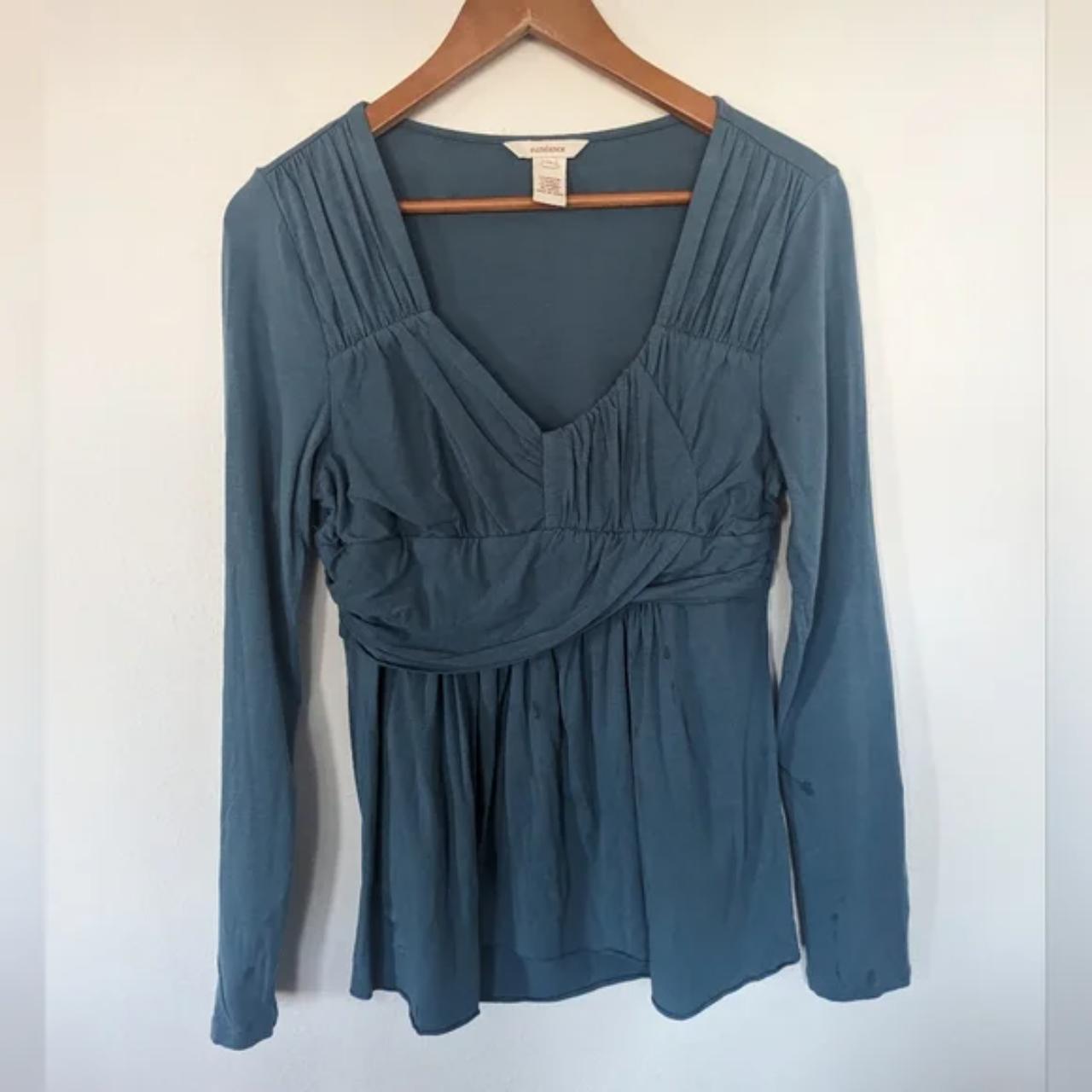 Sundance Women's Blue Shirt | Depop