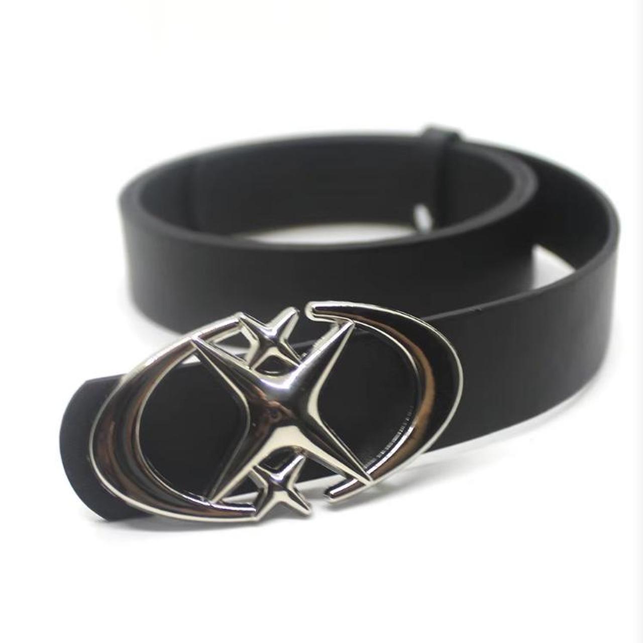 TUFF Dark Aesthetic OPIUM type belt. Leather Belt... | Depop