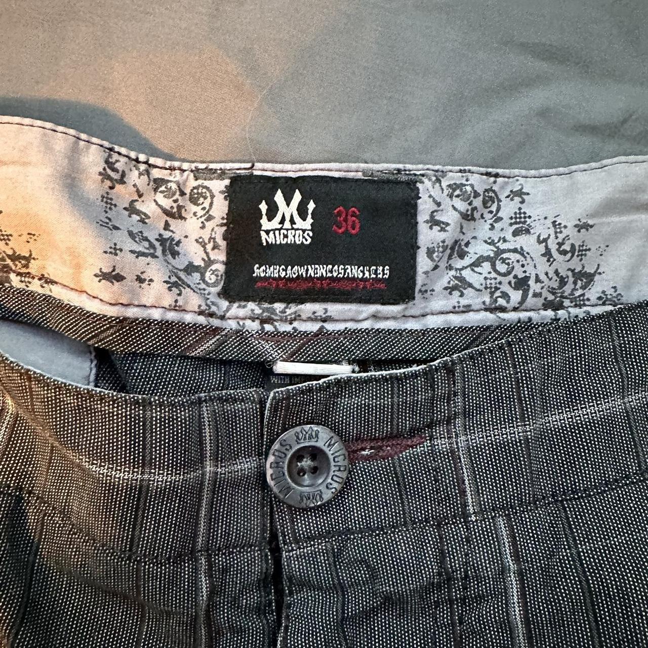 mens size 36 micros plaid shorts w/ 13 inch inseam - Depop