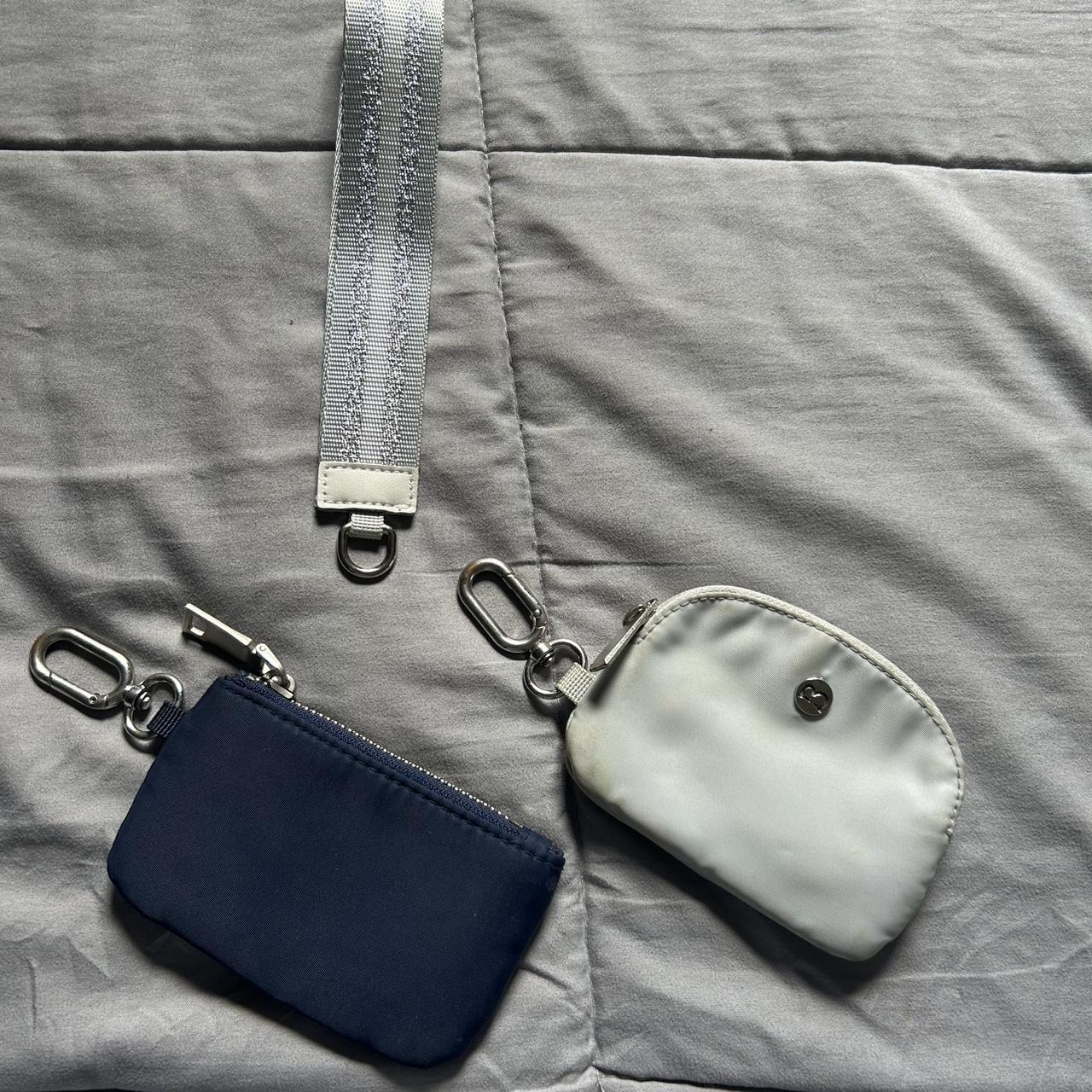 Navy and white Lululemon dupe wallets (THESE ARE NOT... | Depop