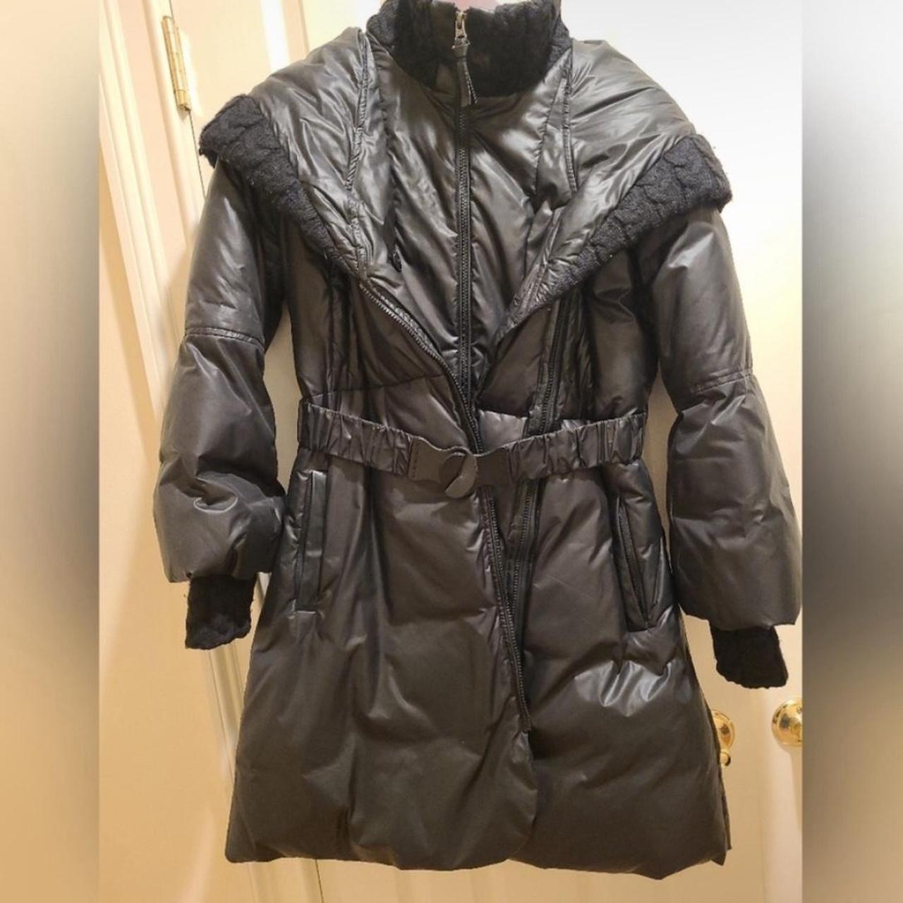 Mackage Black puffer jacket with faux fur trim and... - Depop