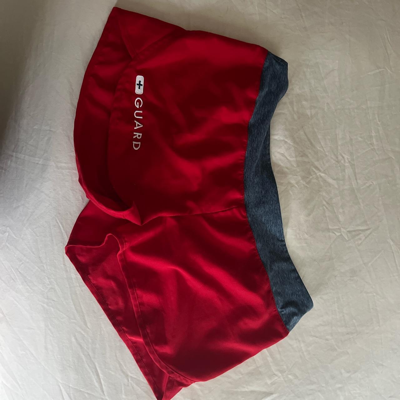 #lifeguard #speedo #lifeguardshorts #redshorts... - Depop