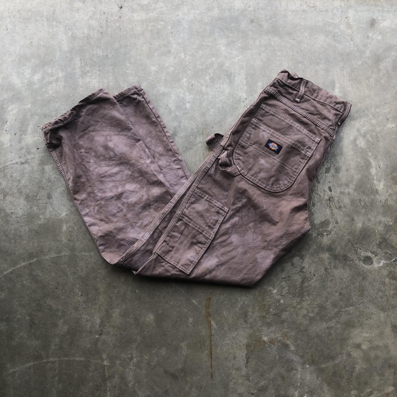 Beautiful Mud Dyed Dickies Workwear Pants Very Cool Depop