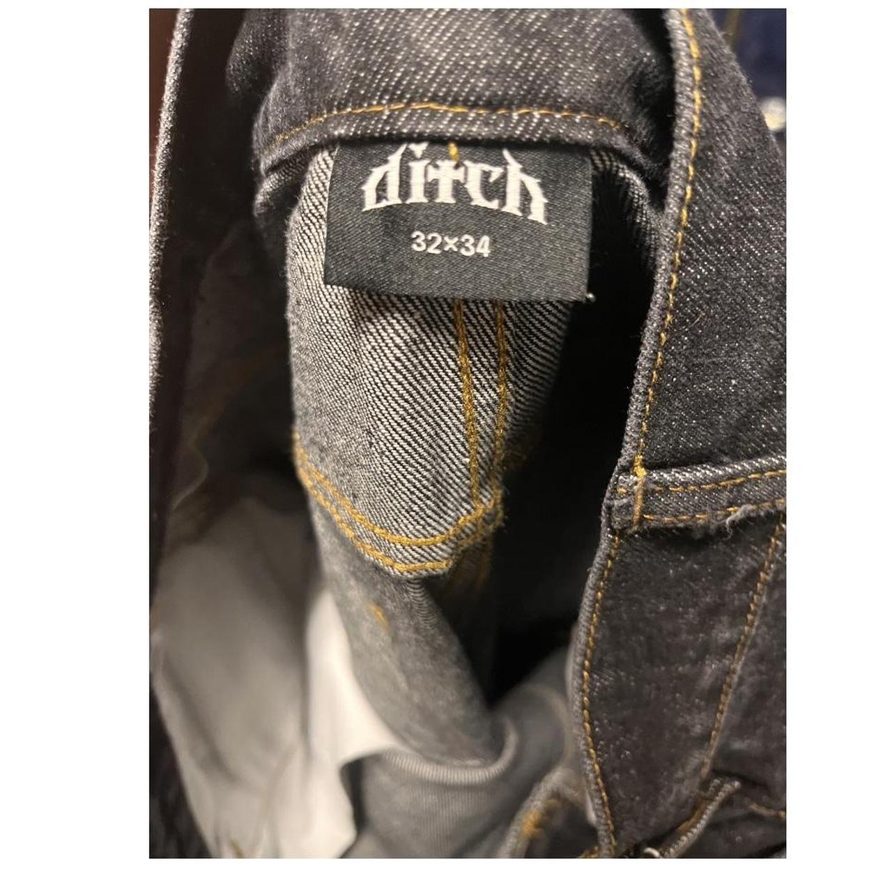 Ditch. LA Vintage Denim Jeans JEA9 Black-32x34 - Depop
