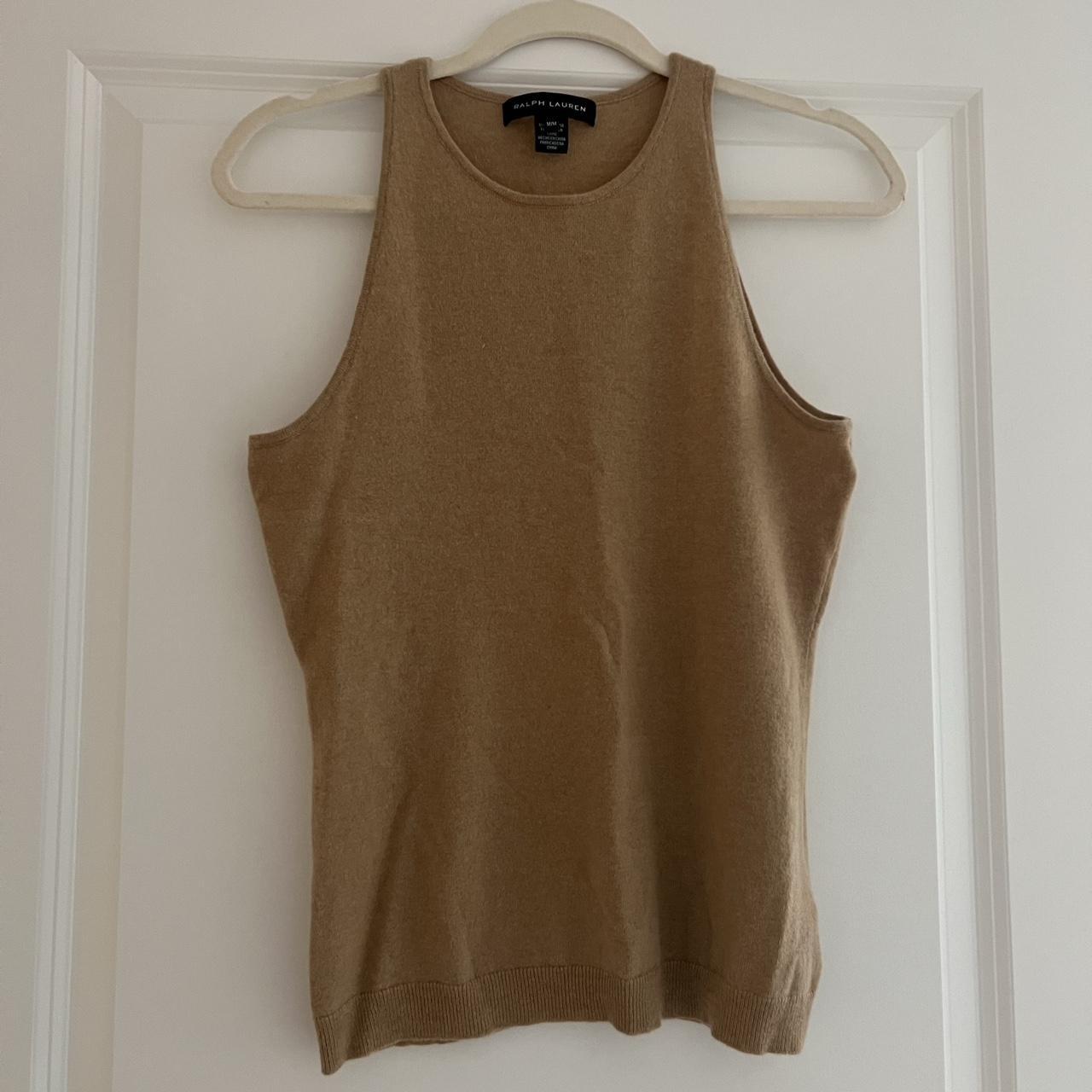 Ralph Lauren 100% cashmere tank top - Depop