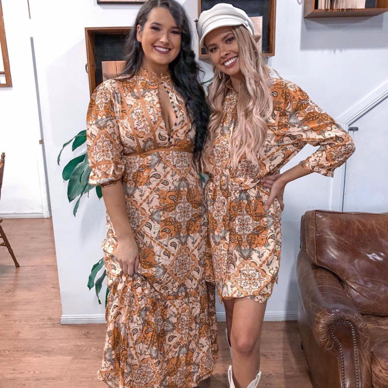 Jaase Golden Glow Shirt Dress Size XL Still in... - Depop