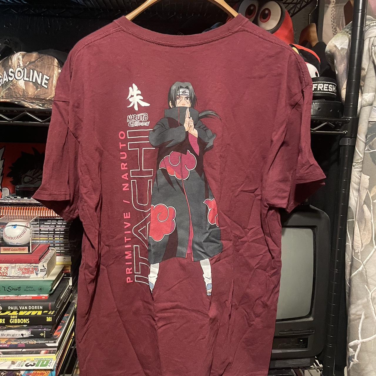 Primitive x Naruto Shippuden Itachi tee Classic... | Depop