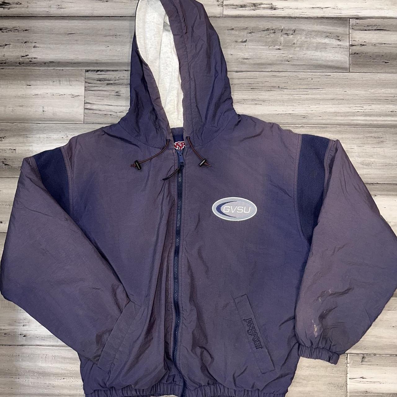 Vintage grand valley state jansport jacket late... - Depop