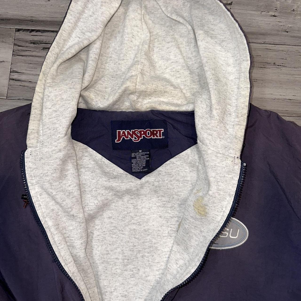 Vintage grand valley state jansport jacket late... - Depop