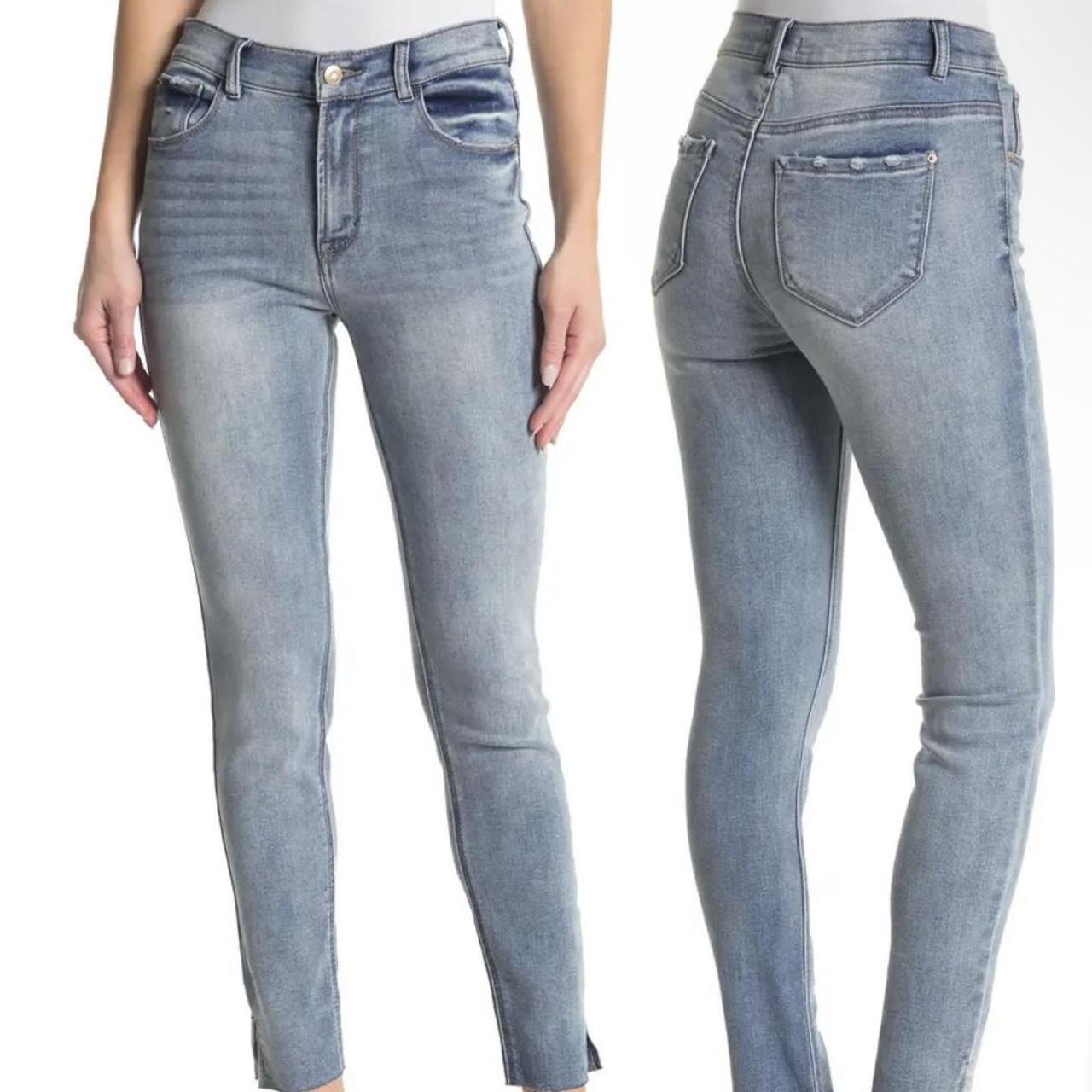 Kensie jeans vintage luxe straight high-rise fit,... - Depop