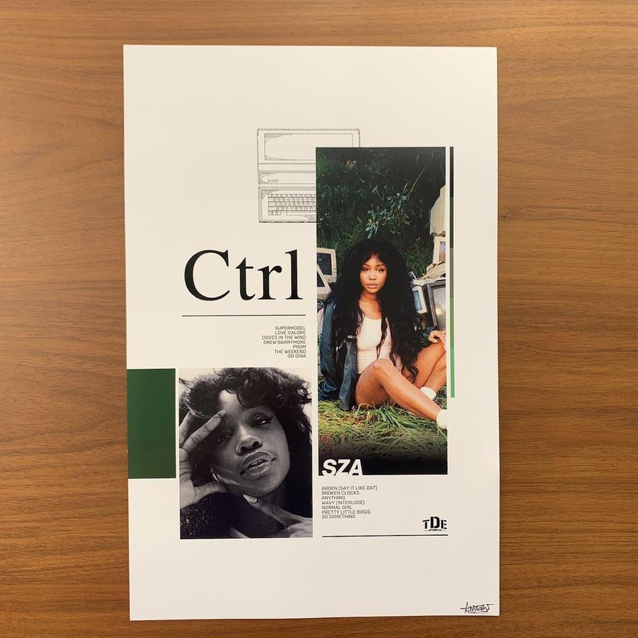 SZA Ctrl Original Poster 11x17” // cover-quality... - Depop