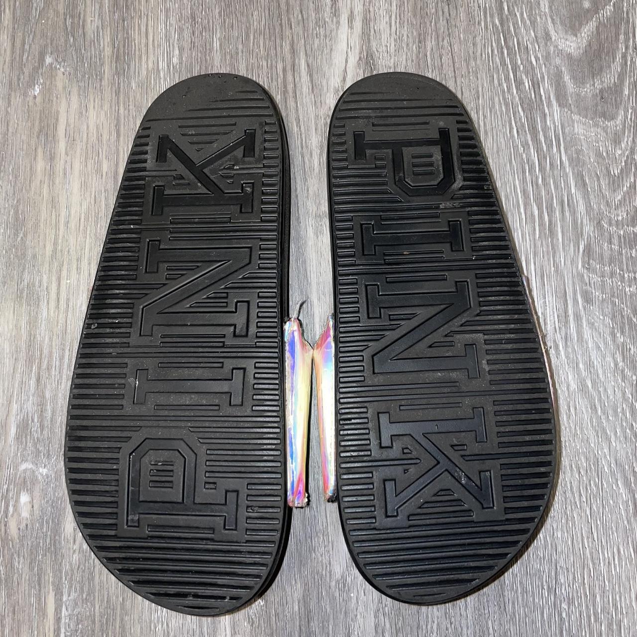 VS PINK slides cracks in material - Depop