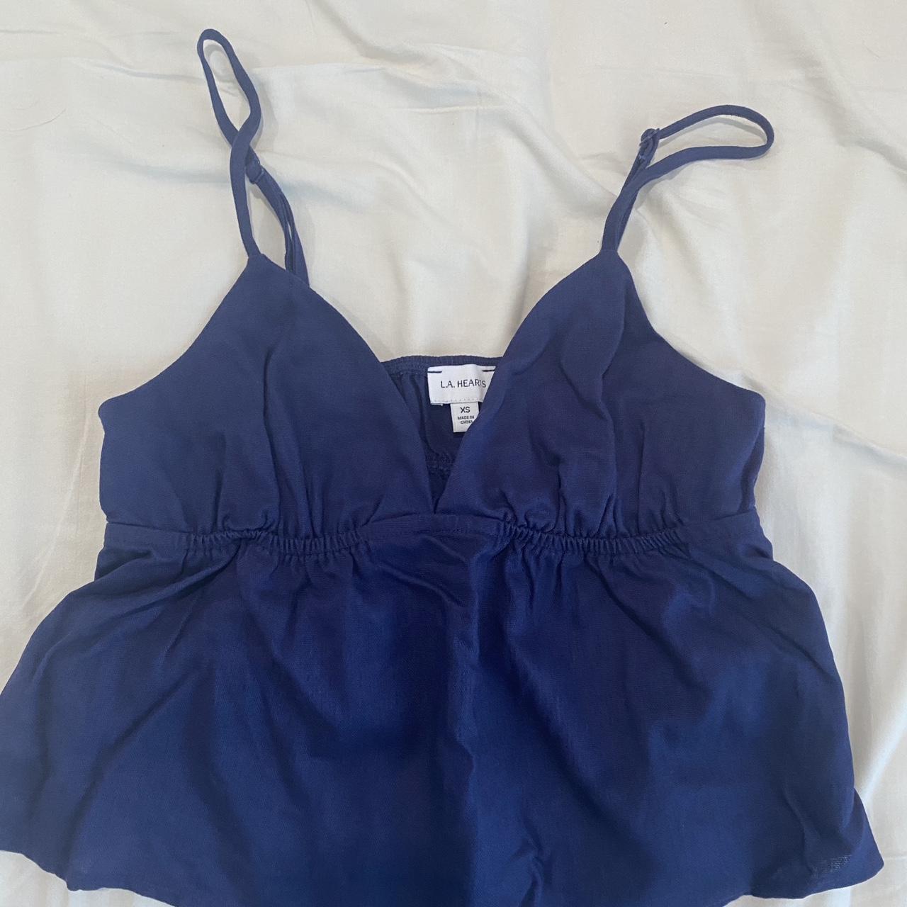 PacSun navy blue top Never worn - Depop