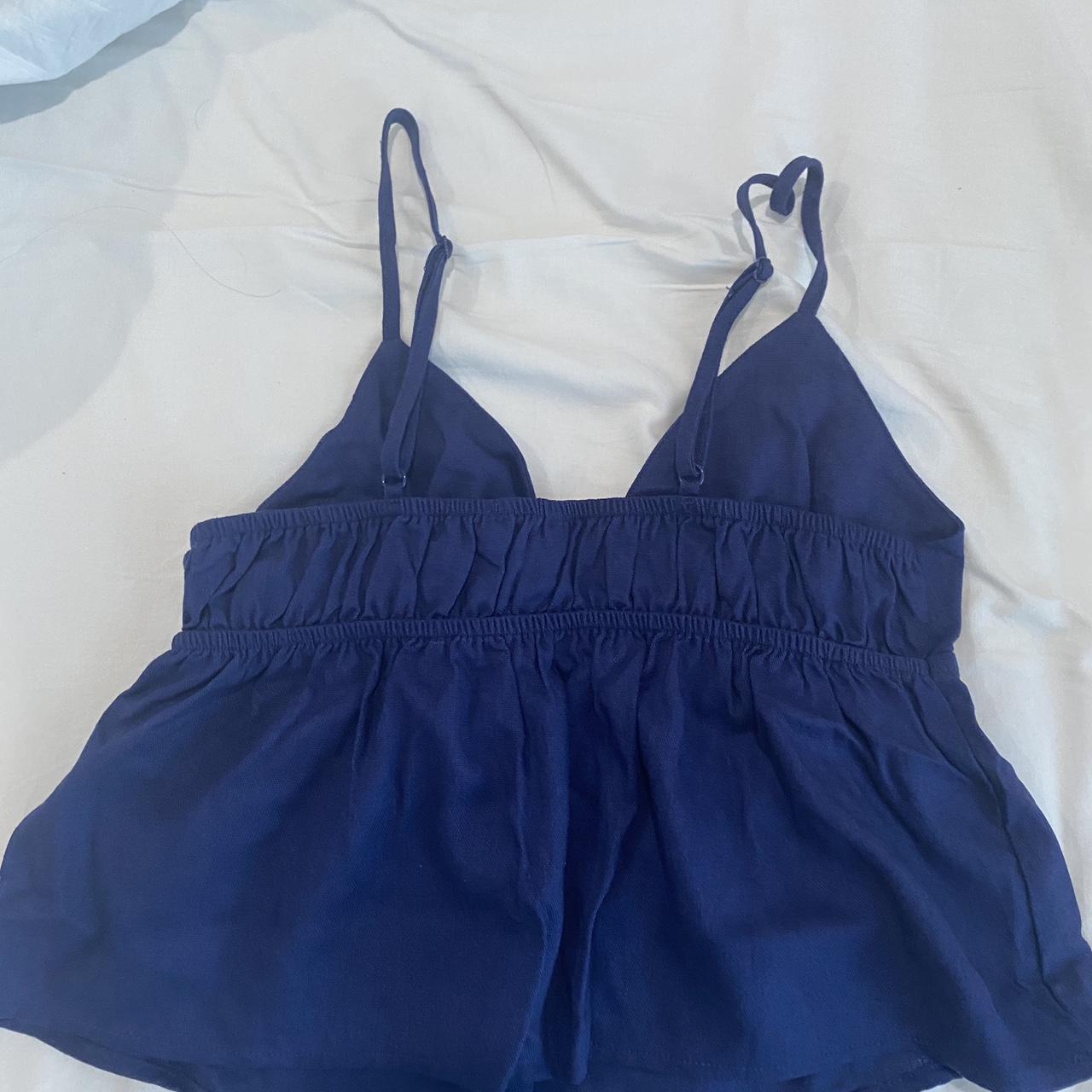 PacSun navy blue top Never worn - Depop