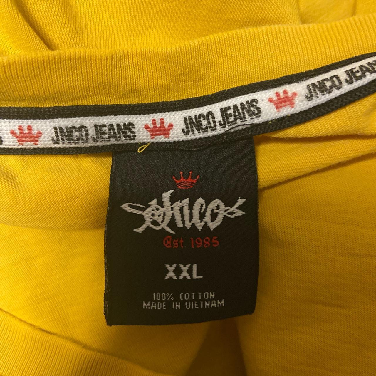 cool Jnco tribal wraparound tee amazing fit on this... - Depop