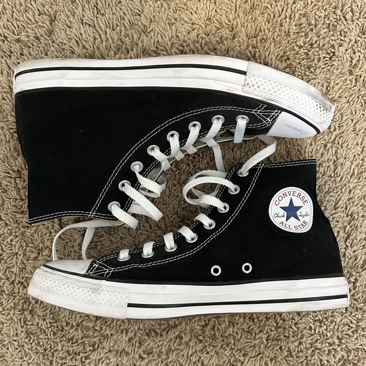 Lightly Worn Converse Small Scuffs On Toe Box That... - Depop