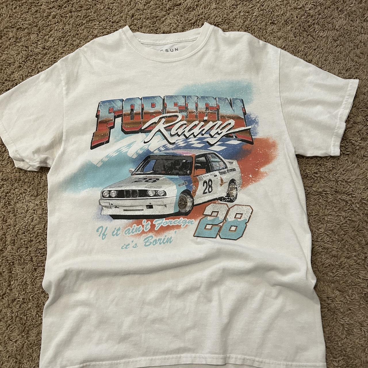 Pacsun Car Racing Tee Tagged S Similar To Depop