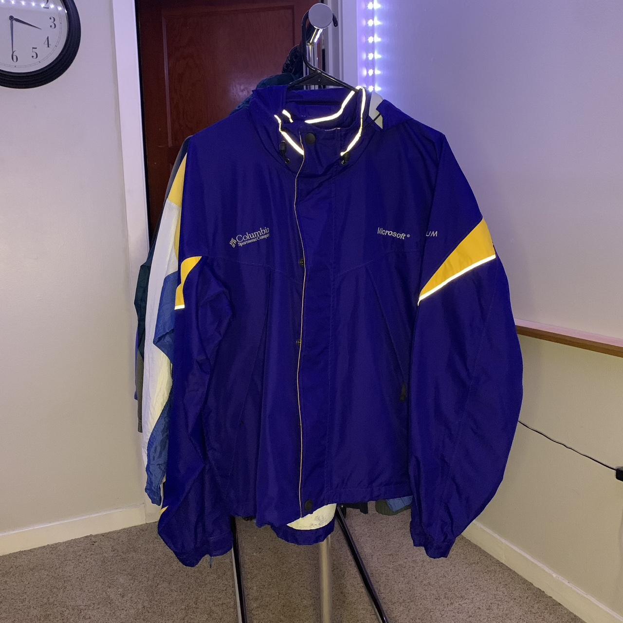 Columbia Microsoft windbreaker The inside is... - Depop