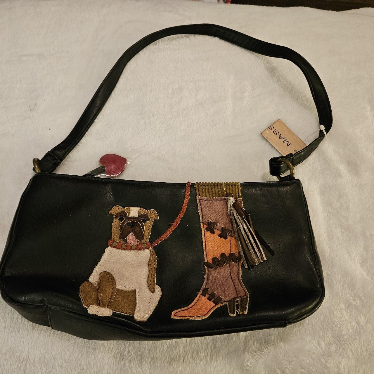 Massini Dog purse NWT Stitched dog with... - Depop