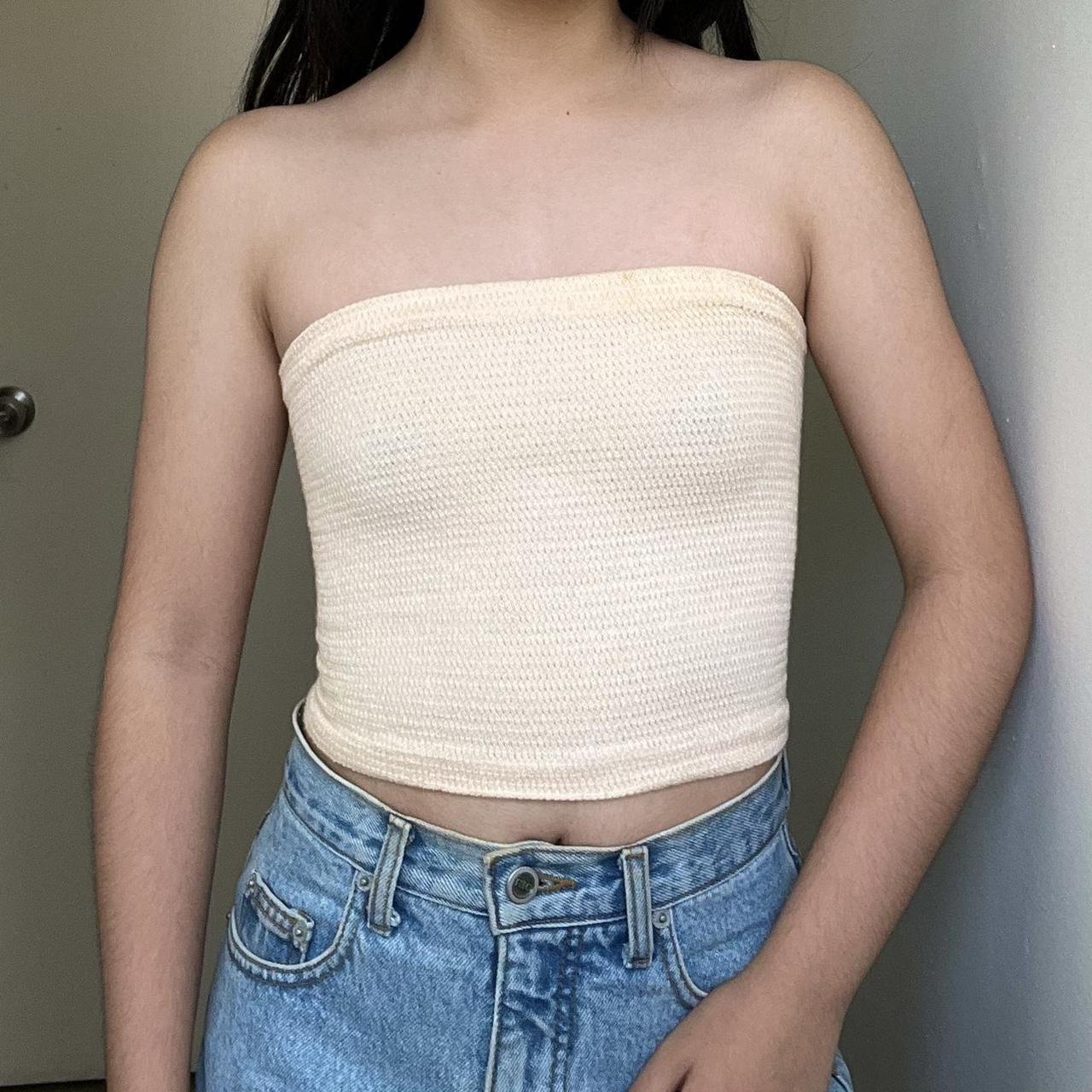 tube top bundle 10 pieces 1 extra brown tube top - Depop