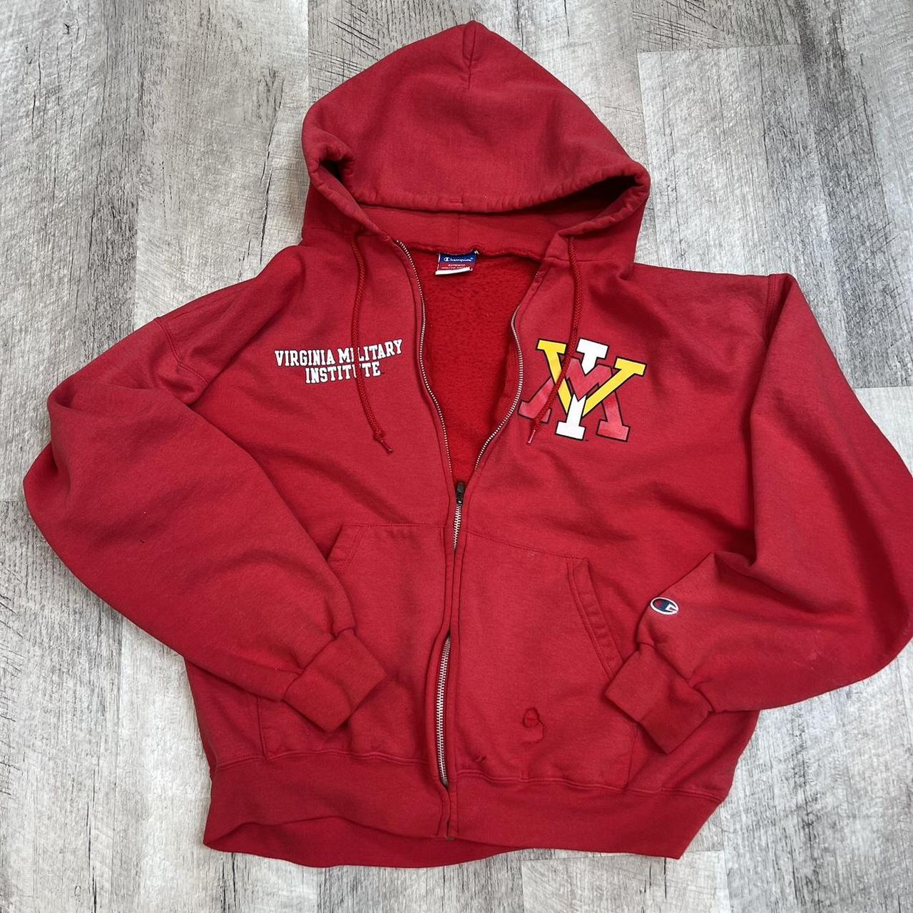 Champion Virginia Military Hoodie. Size... | Depop
