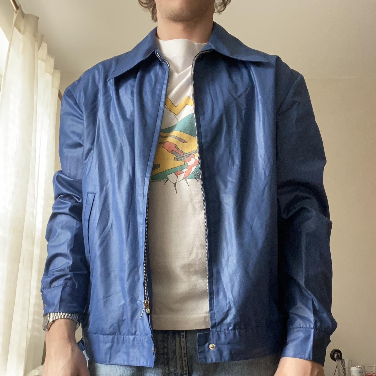 Retro Windbreaker jacket Men’s Size 56 - fits like... - Depop