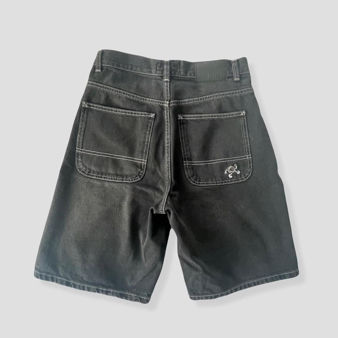 Route One jorts Black colourway Size 28W Worn a... - Depop