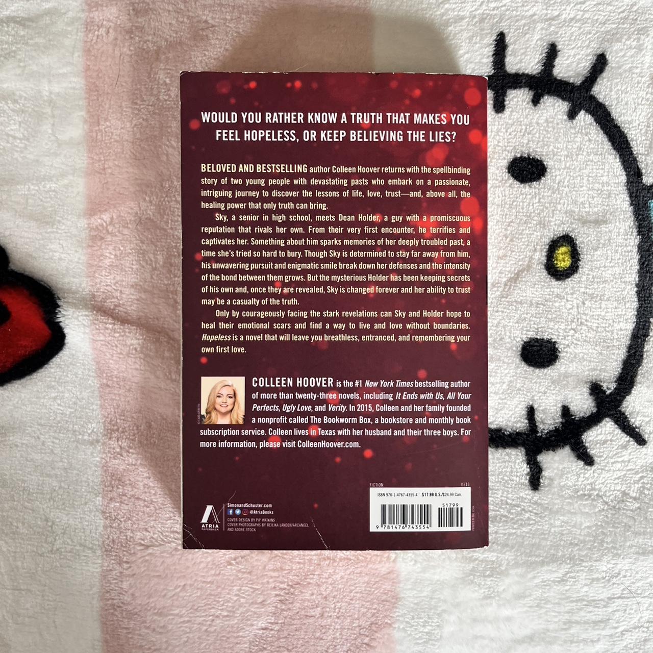 "Hopeless" by Colleen Hoover #booklover #reading... | Depop