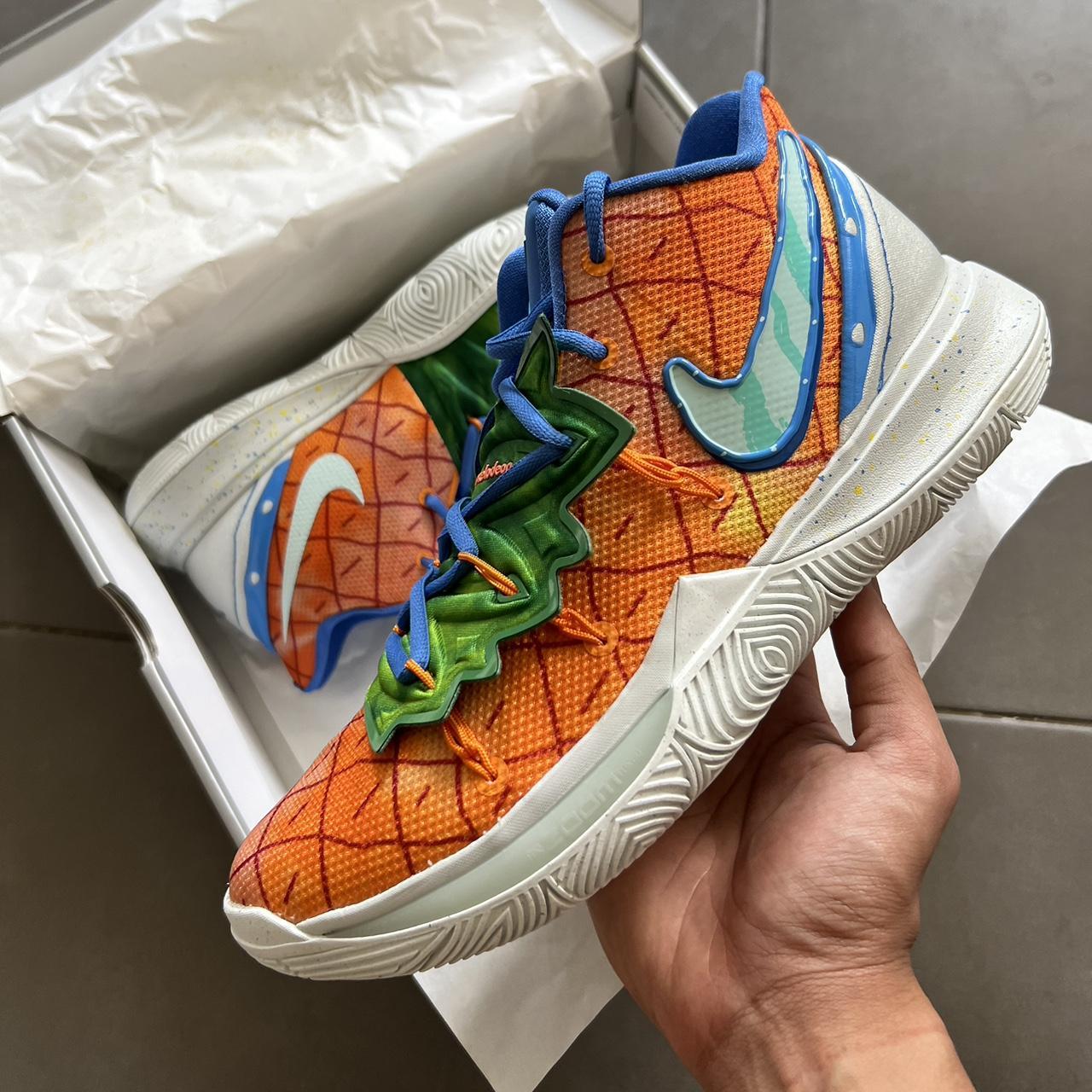 Nike Kyrie 5 x Spongebob Pineapple House... - Depop