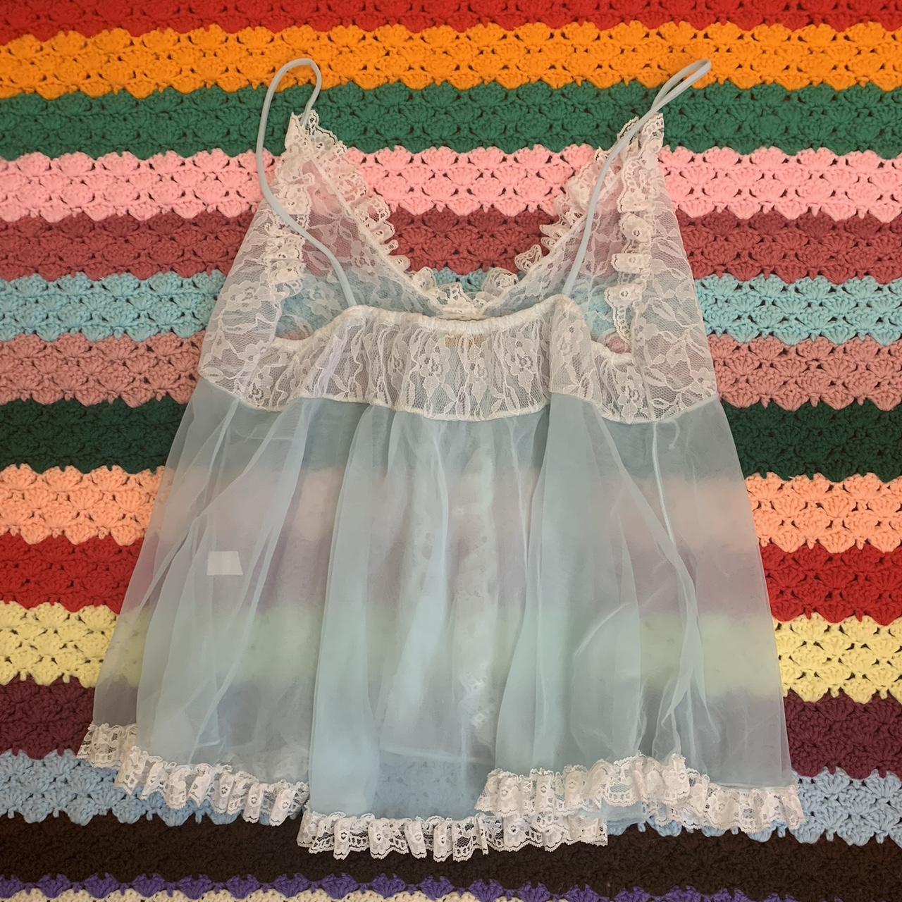 Vintage Erica Loren Dainty Babydoll Lingerie... - Depop
