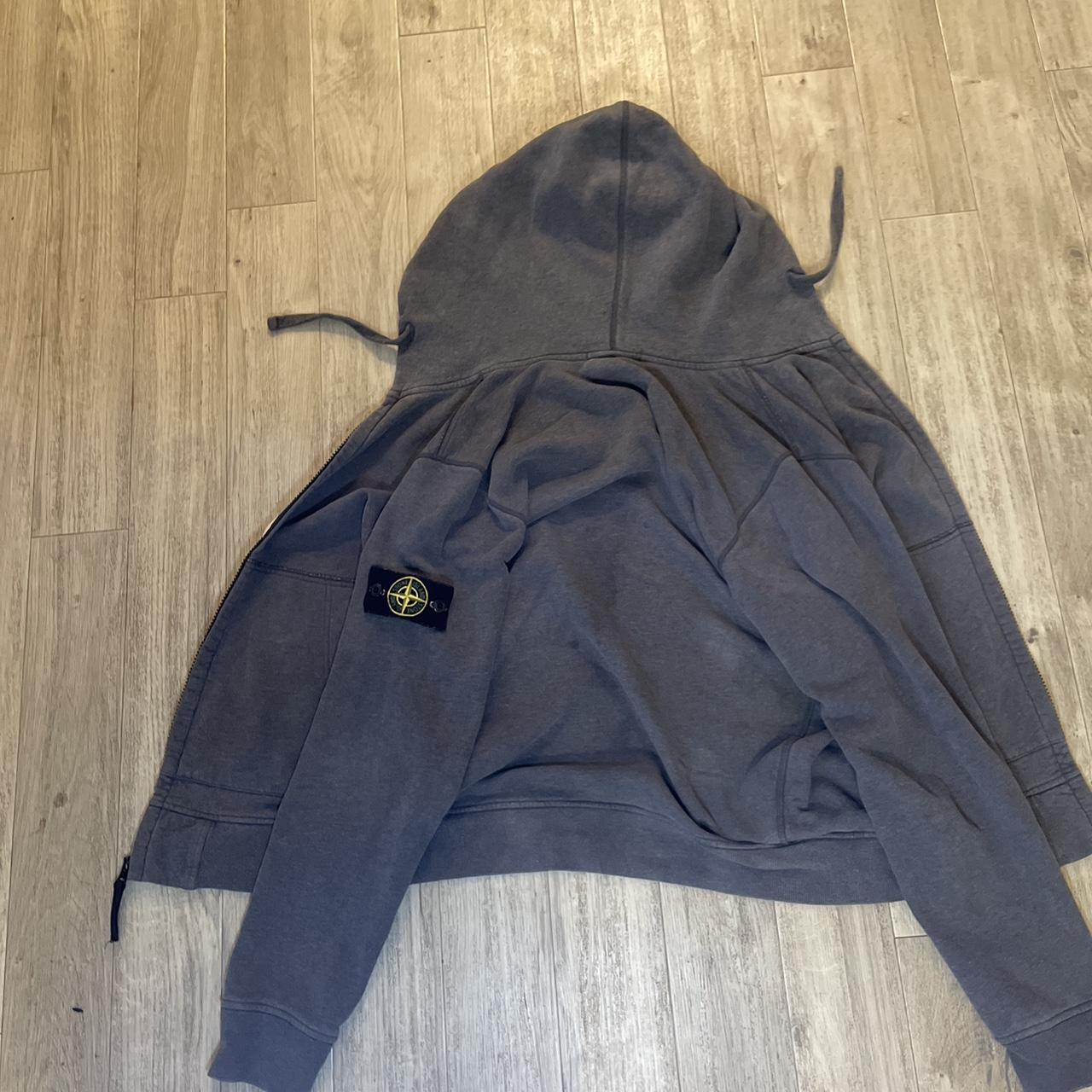 authentic stone island zip up retail was over well... - Depop