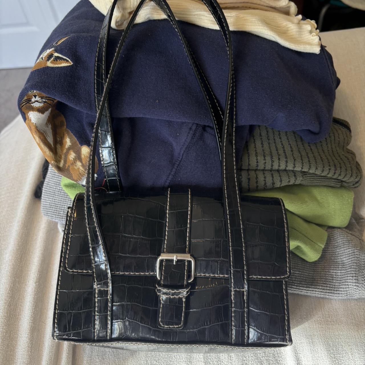 Villager Liz claiborne small black purse - Depop