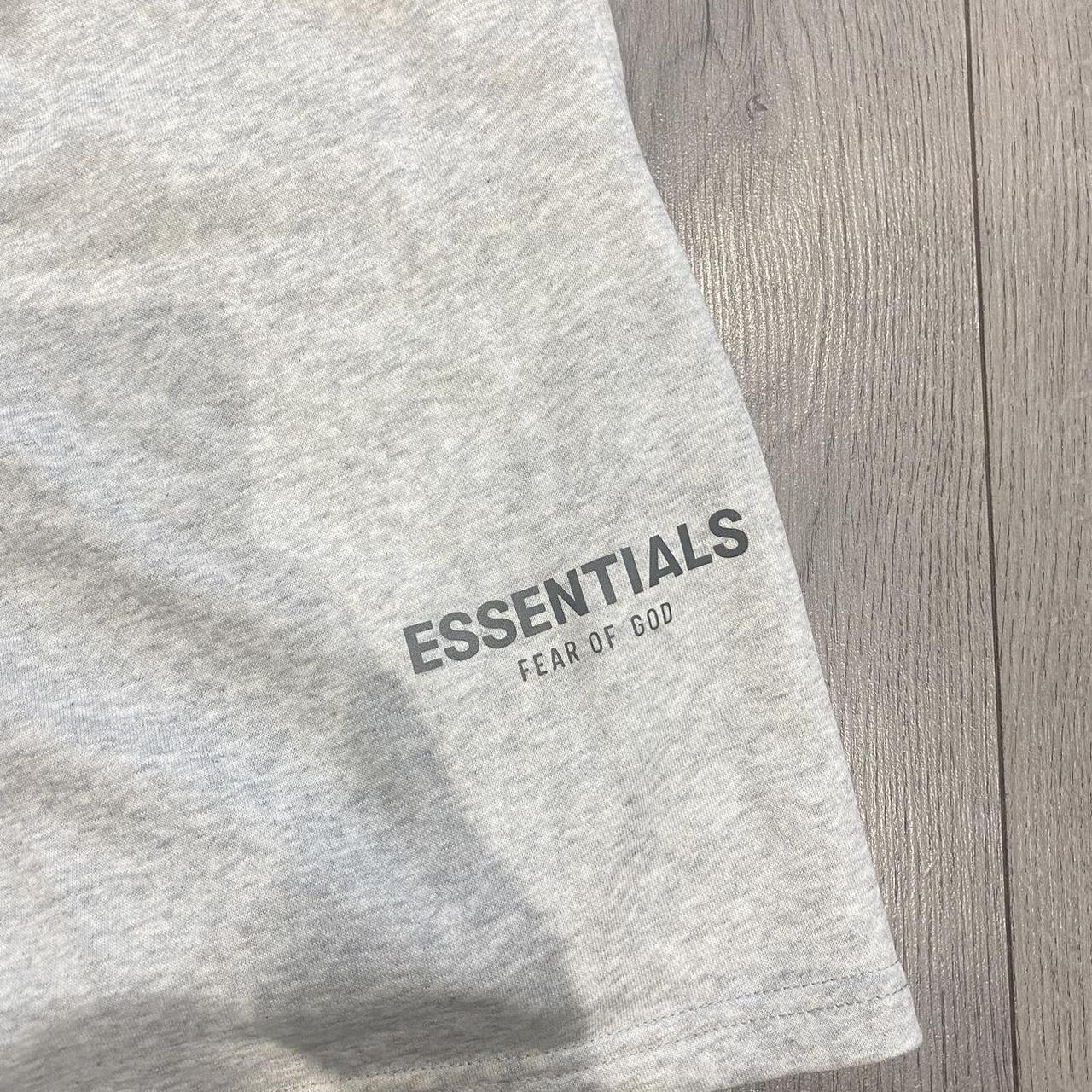 Grey Essentials Fear Of God Shorts Size Medium... - Depop