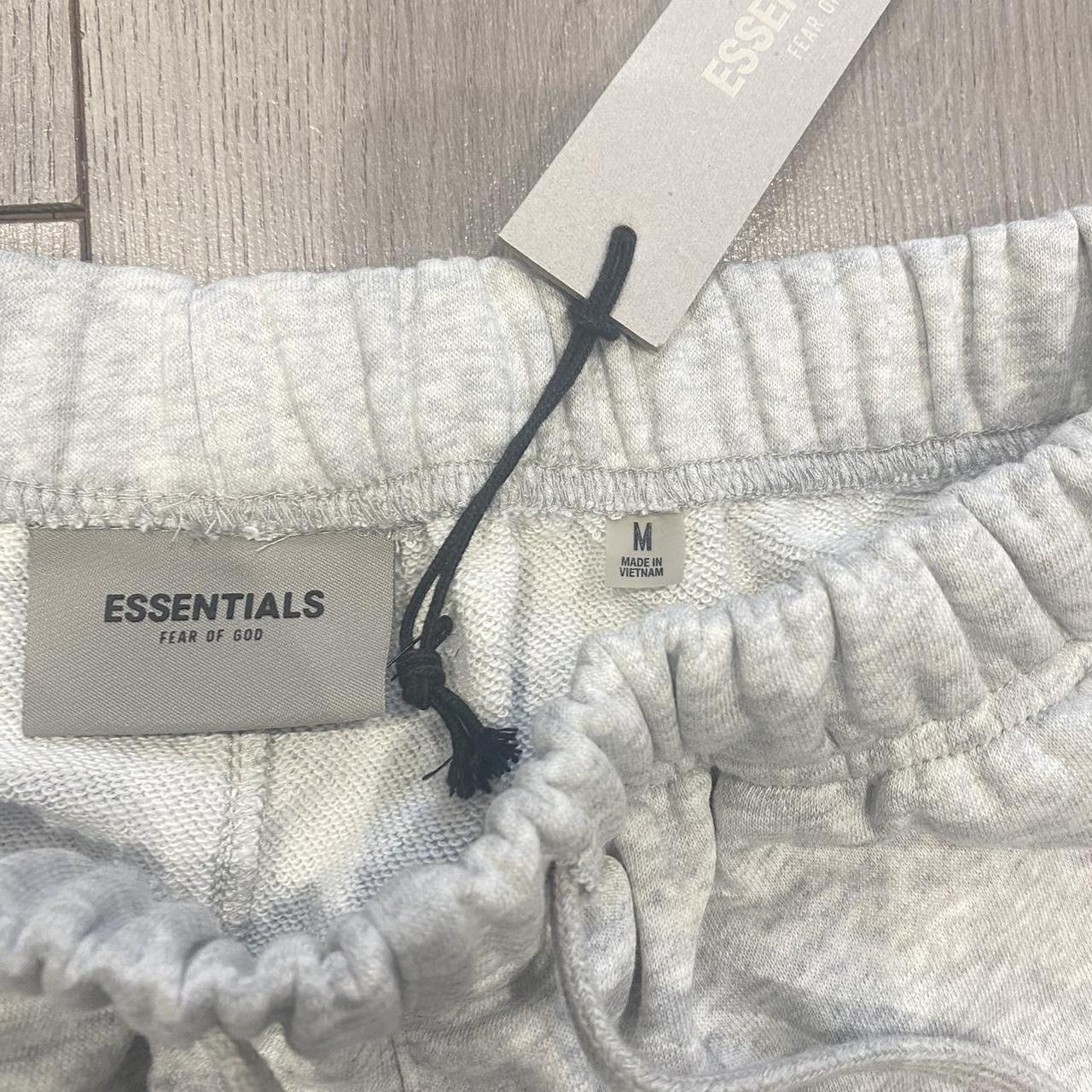 Grey Essentials Fear Of God Shorts Size Medium... - Depop