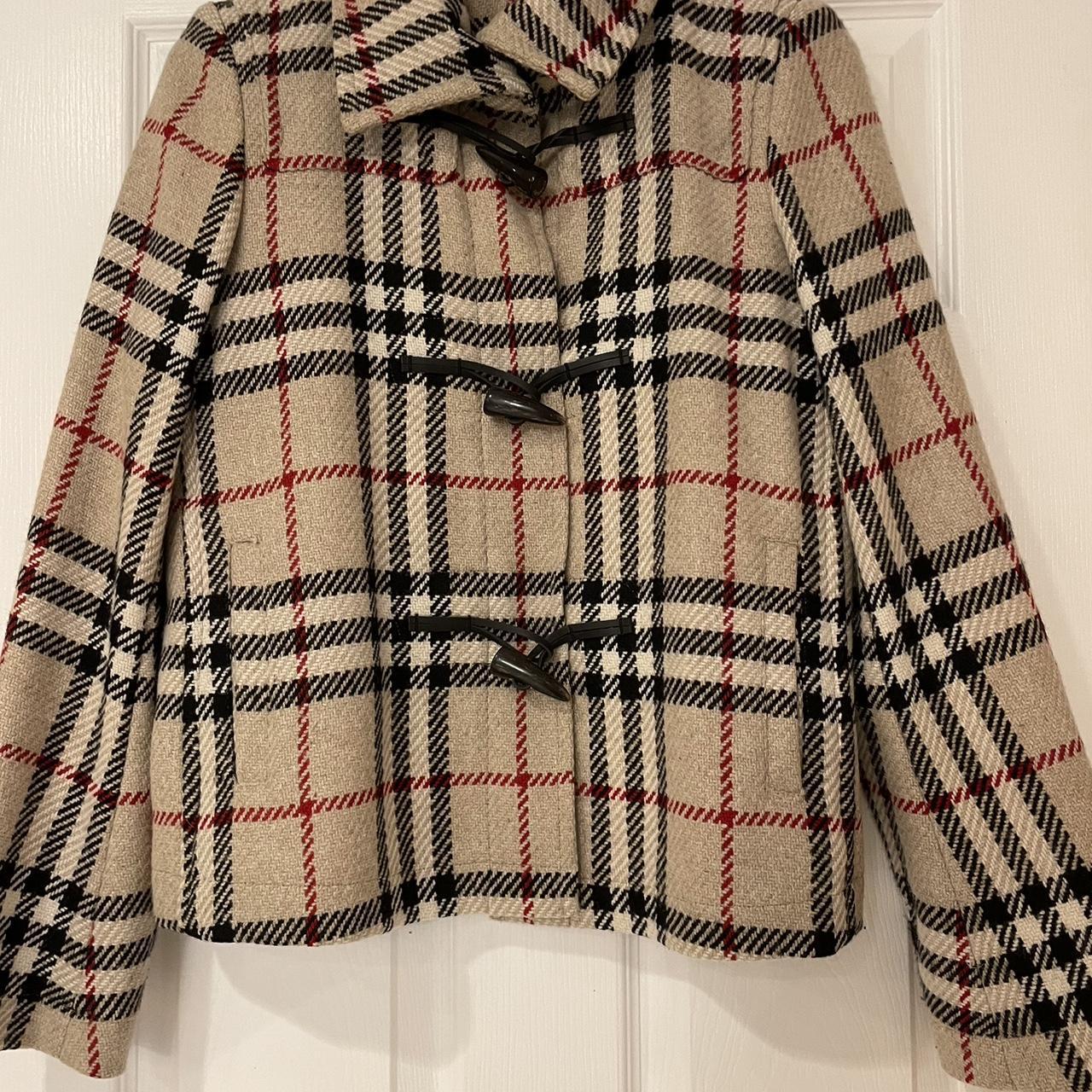 Authentic Burberry London plaid jacket - Depop