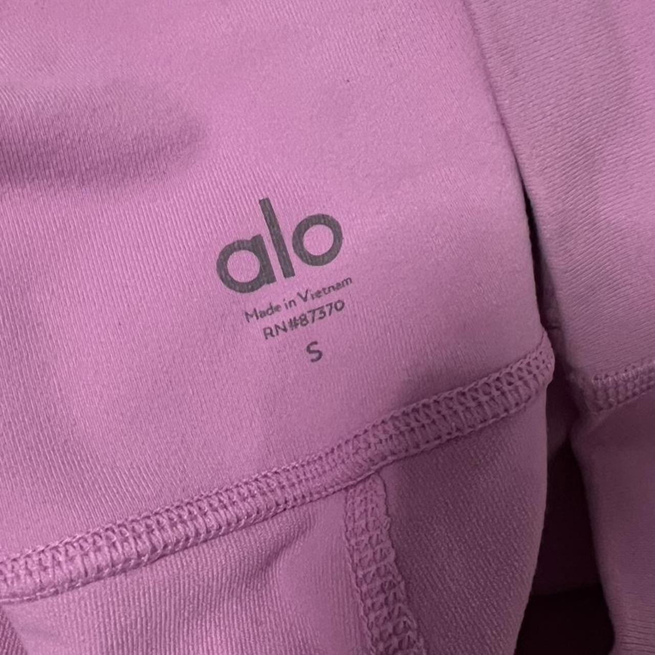 super cute pink alo shorts size small free shipping... - Depop