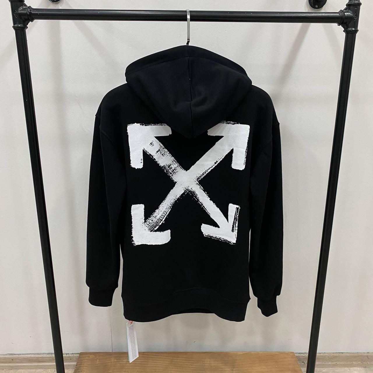 Off white arrows print oversize... - Depop