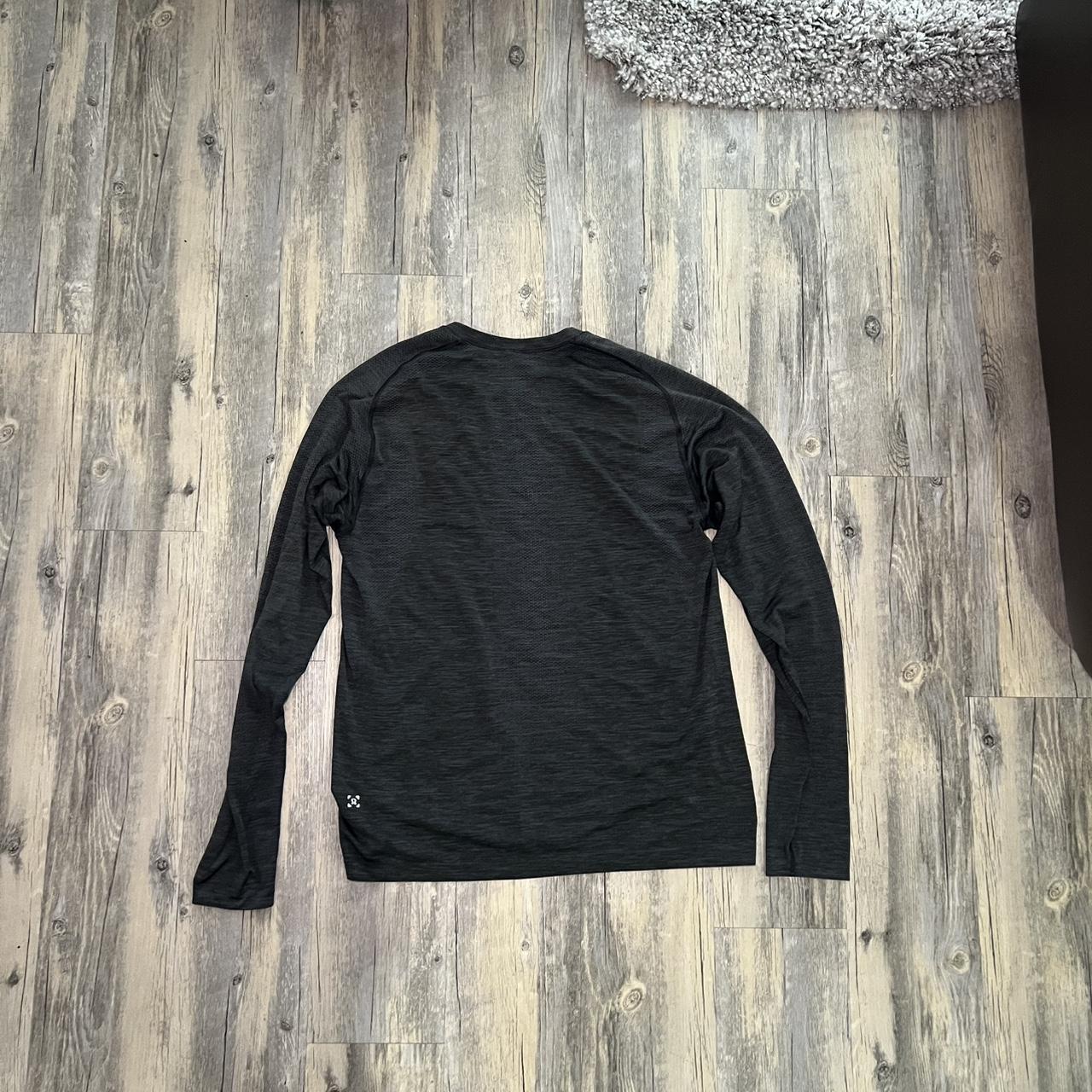 Lululemon dry sense long sleeve black #lulu... - Depop