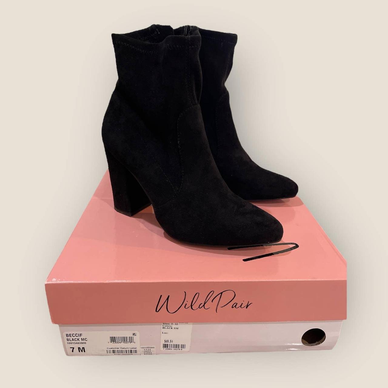 Wild Pair Women's Black Boots | Depop