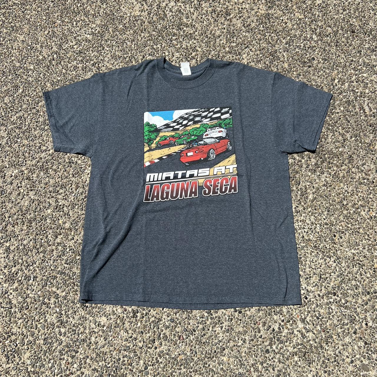 Miata Street Car Racing Graphic Tee Size... - Depop