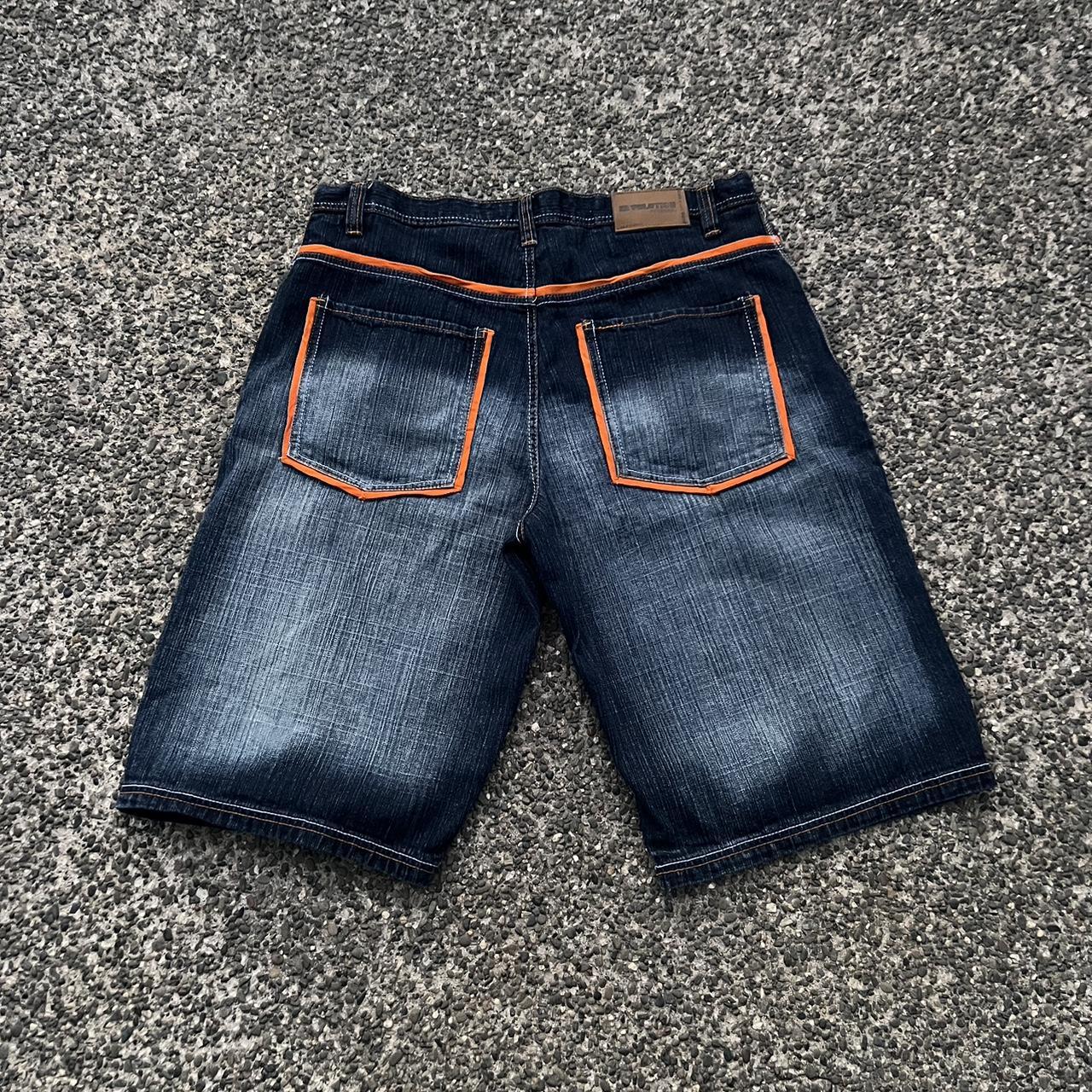 Y2K Evolution Graphic Jorts Size 40 Jnco like... - Depop