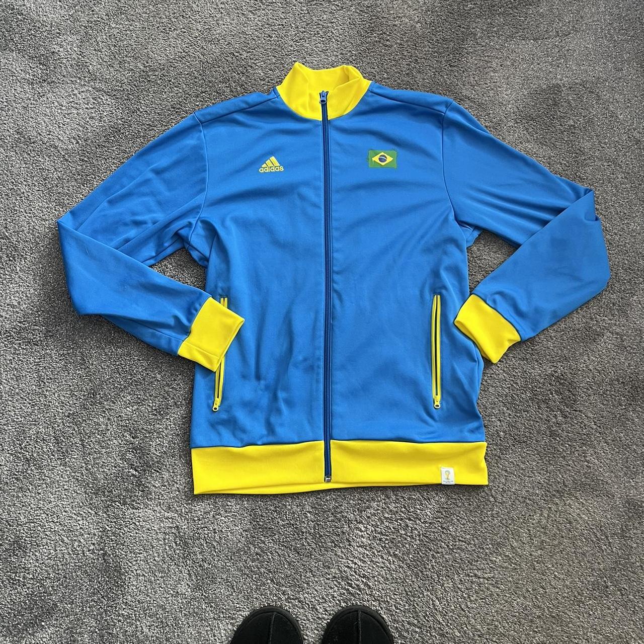 Vintage Early 2000s Brazil World Cup Jacket perfect... - Depop